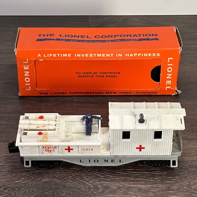 Lionel 6814 First Aid Medical Car with Stretchers & Oxygen Tanks ...