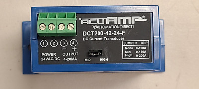 Automation Direct- AcuAmp DCT200-42-24-F DC Current Transducer | eBay