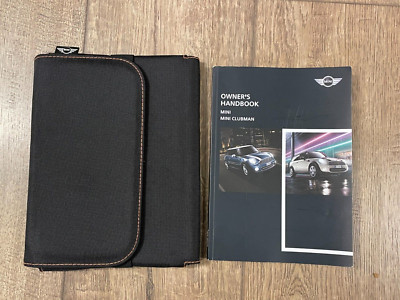 MINI & MINI CLUBMAN OWNERS MANUAL AND WALLET 2008-2014 HANDBOOK GUIDE ...