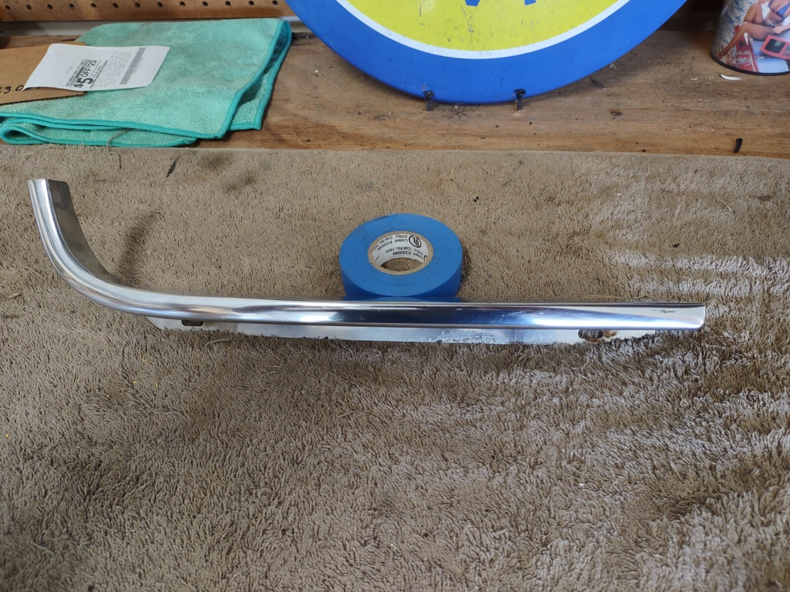 1967 1968 IMPALA CAPRICE REAR WINDOW QUARTER MOULDING RH RIGHT NICE ...