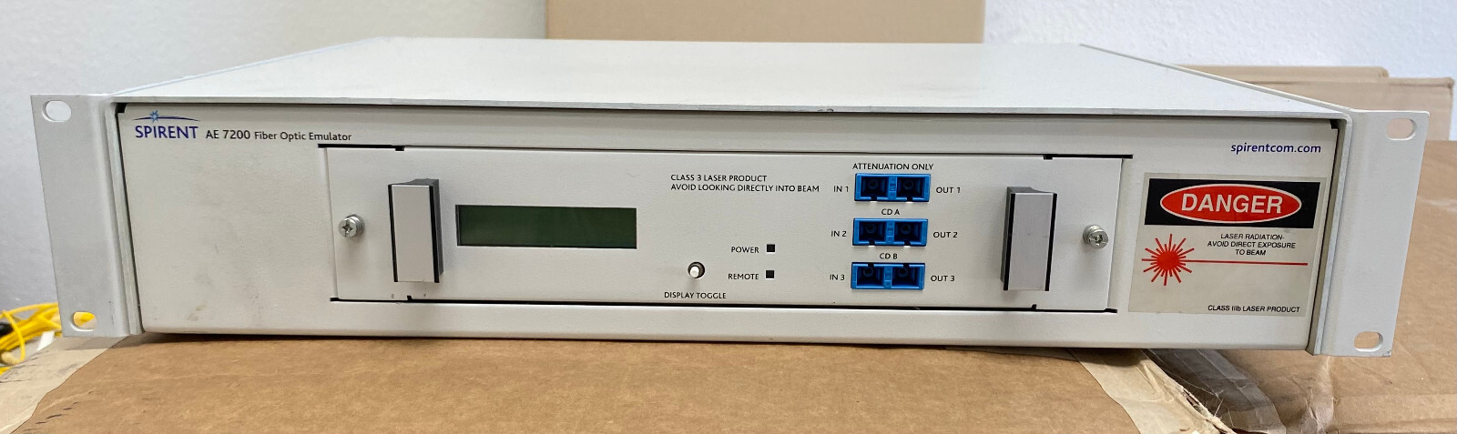 Spirent AE-7200 Optical Network Physical Fiber Optic Simulator for sale ...