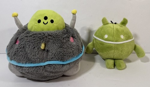 Squishable Google Android Green Robot and Celestial Green Alien Plush ...