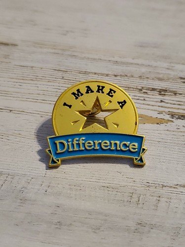 I Make a Difference star lapel pin ex | eBay