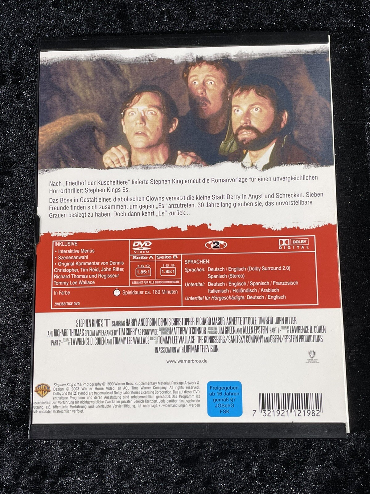DVD Film Warner Snapcase Snapper Stephen Kings Es Deutsch FSK16 JF215 ...