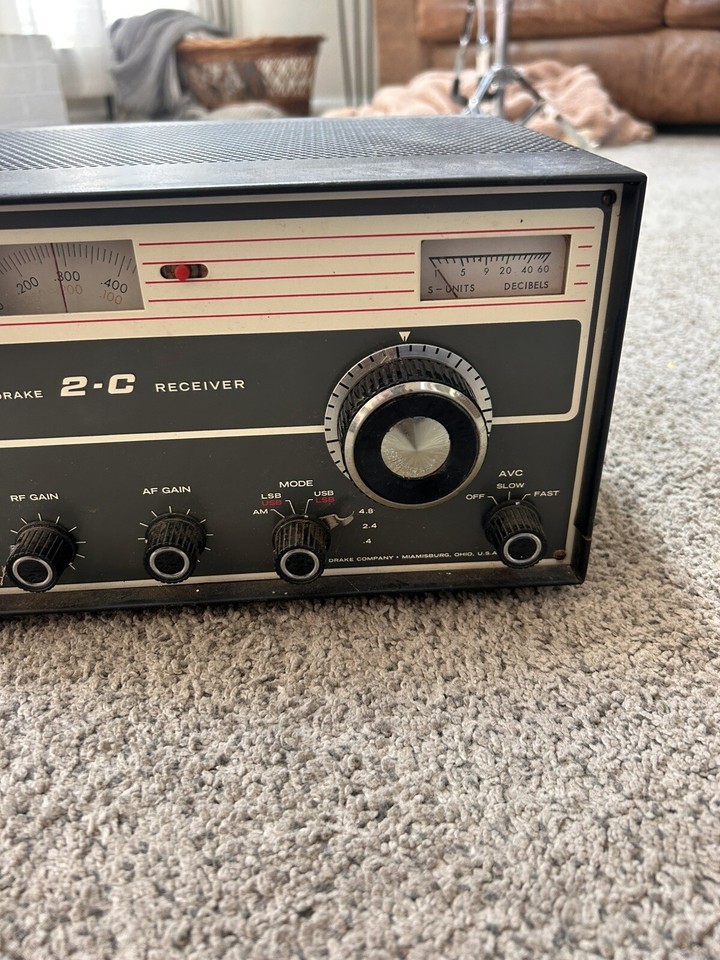 DRAKE 2-C RECEIVER NICE CONDITION UNTESTED | eBay