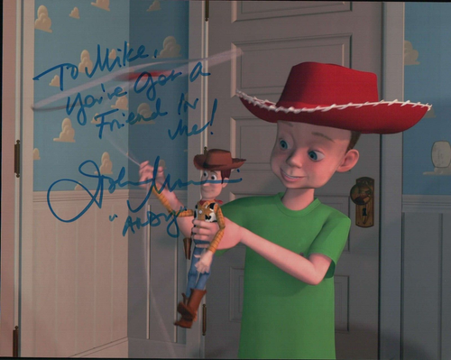 Autographed 8x10 Photo Actor John Morris Andy Davis in the Toy Story ...