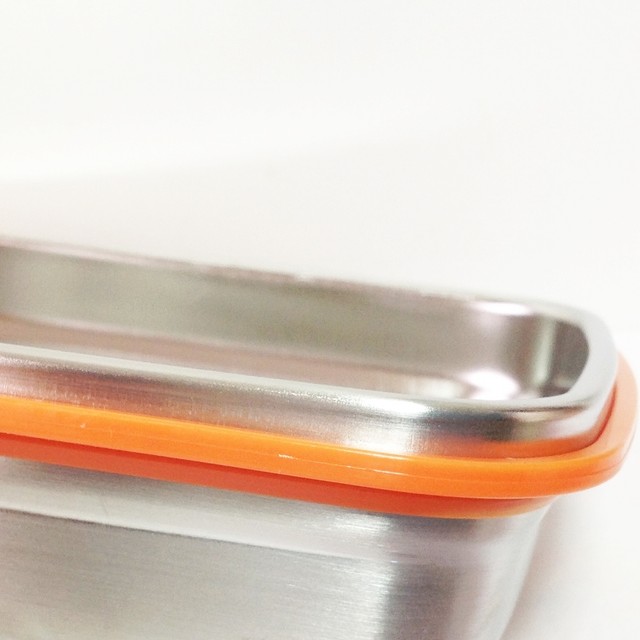 Rectangle 1 Liter STENLOCK Food Container Stainless Steel Airtight ...