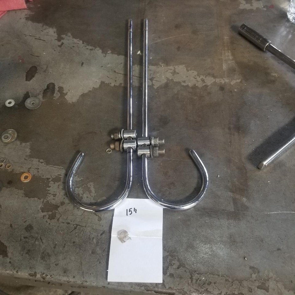 Harley Knucklehead Front Bumper Panhead Springer Candy Cane Fender Trim ...