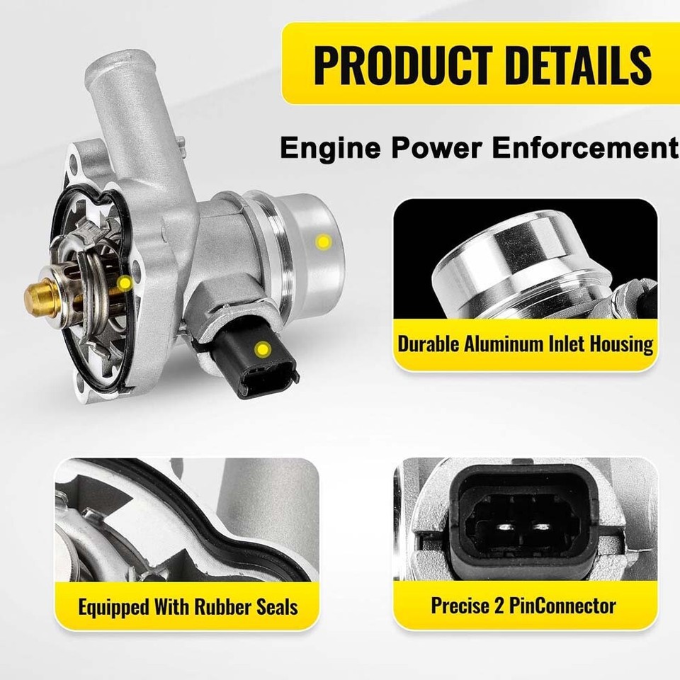 Water Pump and Thermostat For Chevy Cruze Sonic Trax Buick Encore 1.4L ...