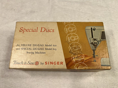 Vintage Special Discs Touch & Sew by Singer Model 600 603 | eBay