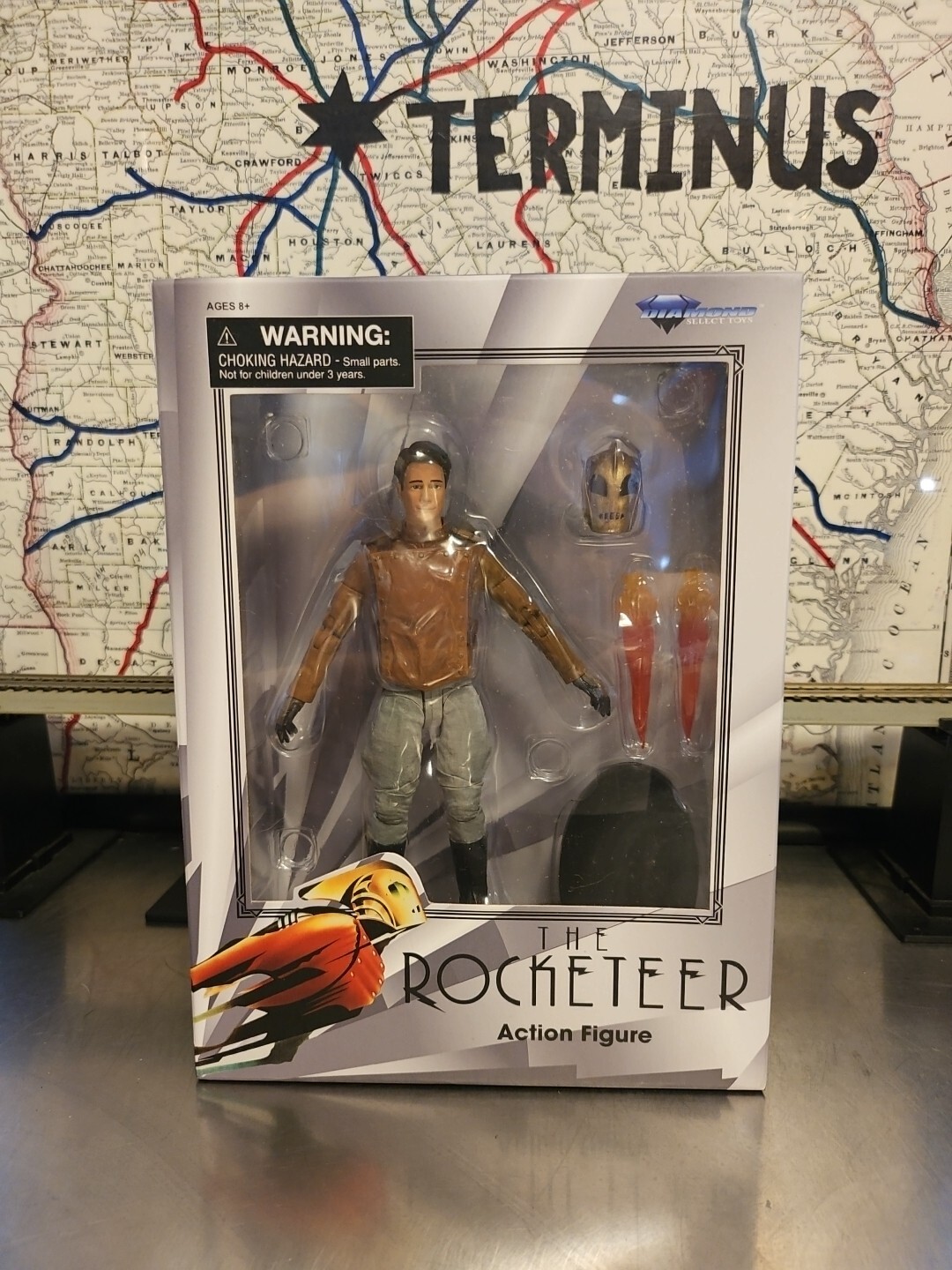 THE ROCKETEER Diamond Select Disney Toy Walgreens Exclusive Action ...