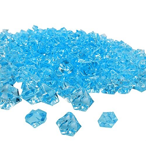 zhuohai 300 Pcs Acrylic Ice Rocks Crystals Gems Bulk Fake Crystals ...