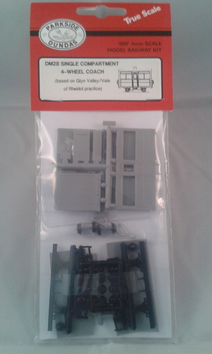 Single Comp.4 Wheel Coach (OO9 / HOe kit) - Dundas DM28 | eBay