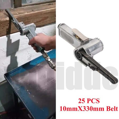 10mm 330 x 10mm Wide Air Finger Belt Sander Power File Detail Sanding ...