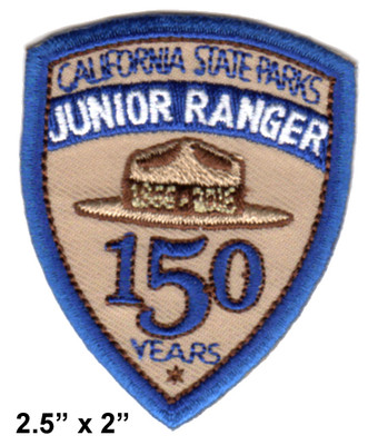California State Parks - Junior Ranger - 150th Anniversary - PATCH 2.5 ...