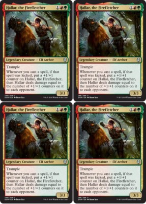 MTG - 4x HALLAR, THE FIREFLETCHER - Dominaria (U) | eBay