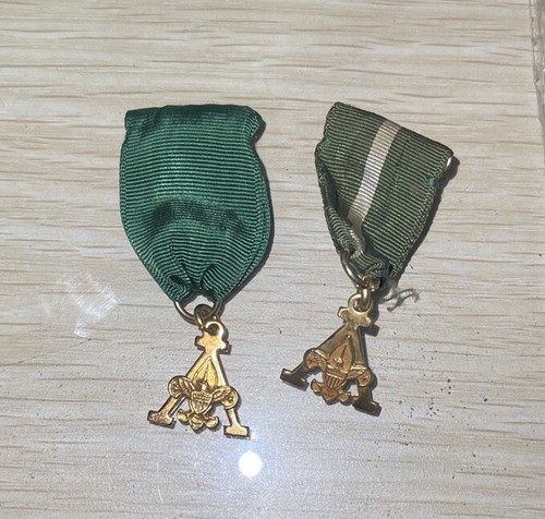 2 Scouter's Training Award Ribbon 10KT Gold Filled Medal Boy Scouts Of ...