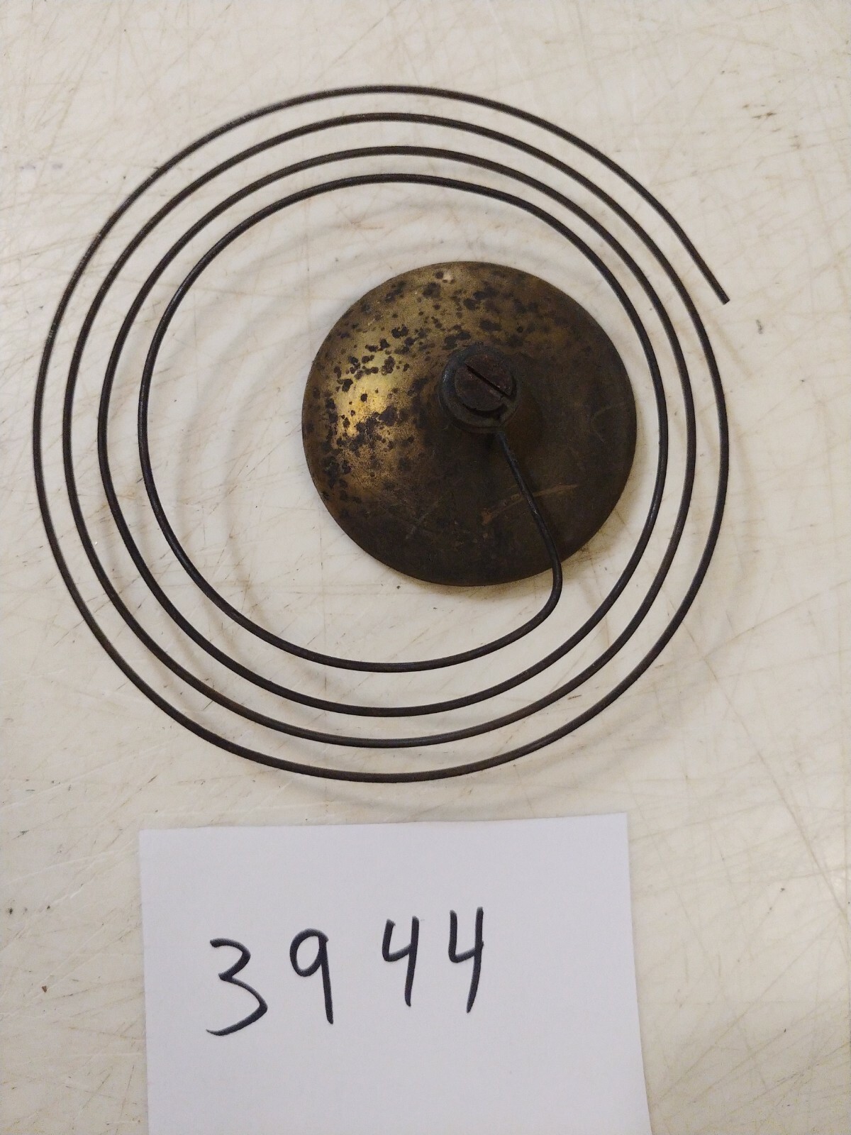 ANTIQUE OGEE CLOCK BRASS COVERED STRIKE GONG FROM 30 HOUR MOVEMENT | eBay