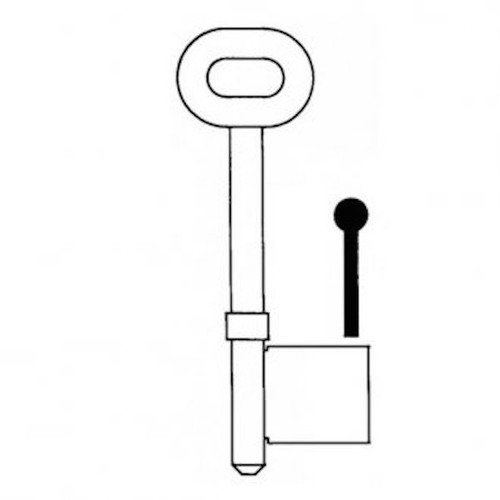RST Key Blank Pair-2 Keys. Mortise, Mortise 6 Gauge 58mm length | eBay