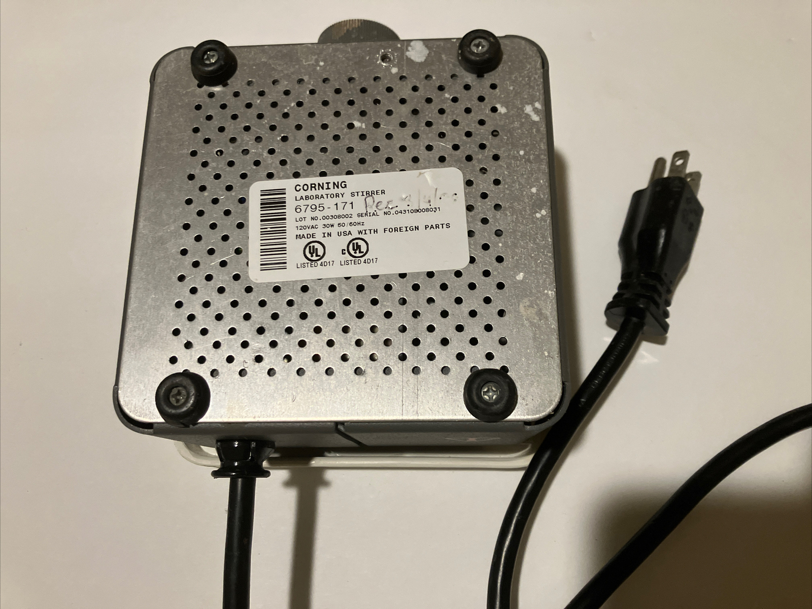 Corning Laboratory Magnetic Stirrer Scholar 171 : 5"x5" Powers up and spins | eBay