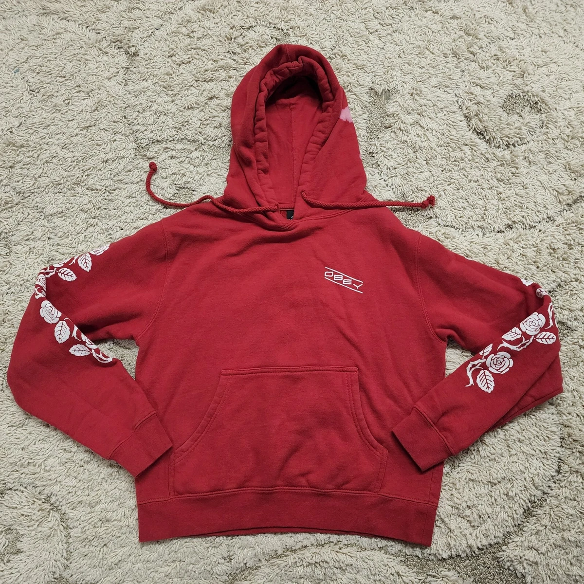 Obey Hoodie Red