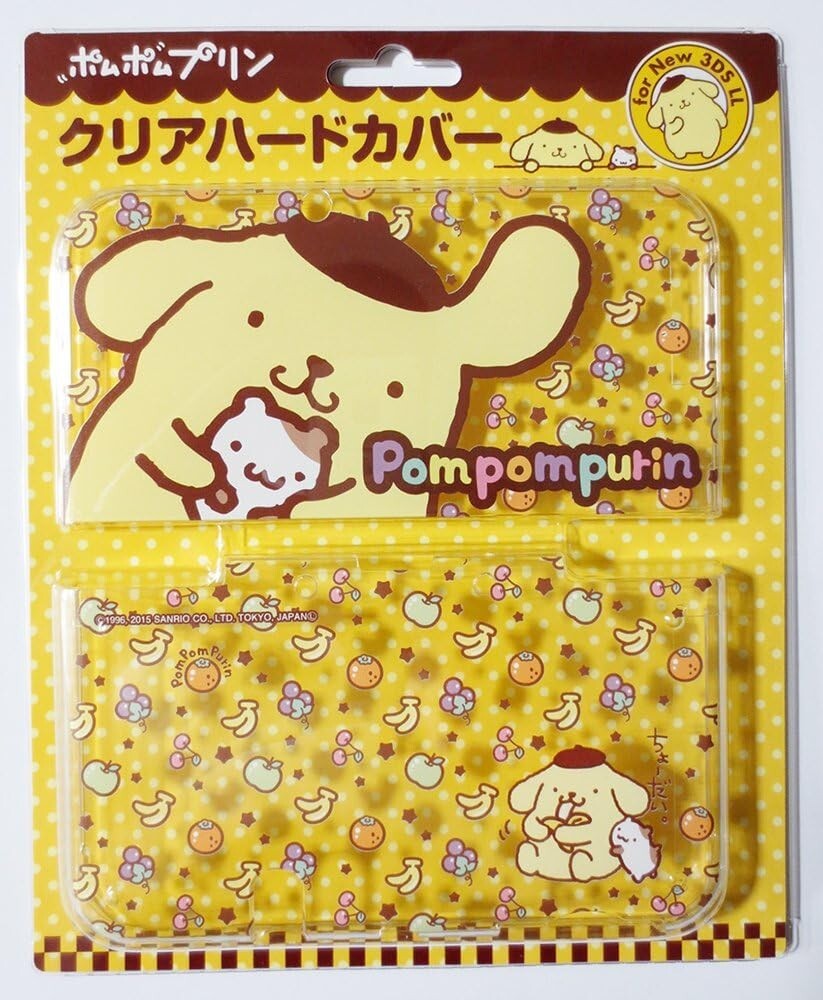 New Nintendo 3DS LL Clear Hard Cover Pom Pom Purin Pomu Pomu (Fruit ...
