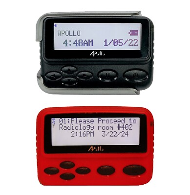 Apollo Pilot AP900 Alphanumeric Pager Caller ID 6 Key Navigation | eBay