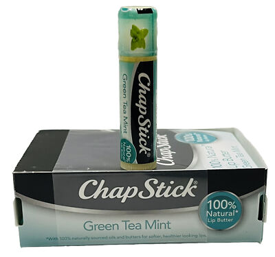 12 chapstick green tea mint lip butter 0.15oz ea | eBay