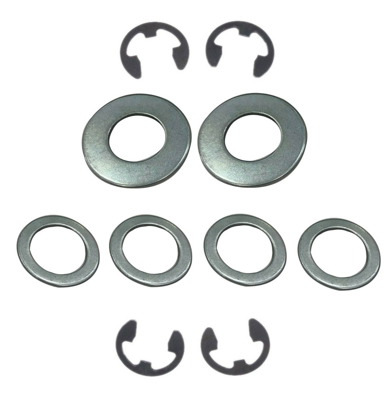 Washer Kit 4 inner washers 121749X, 2 outer washers 121748X, 4 Circlips ...
