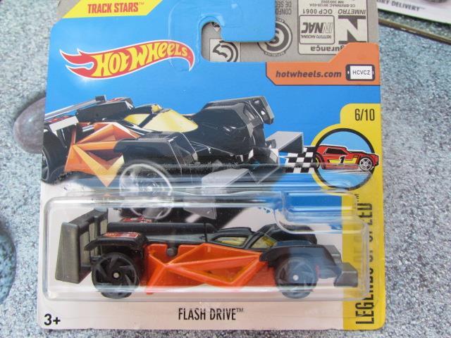 Hot Wheels Flash Drive Black Orange 2017 HW Legends of Speed #147/365 ...