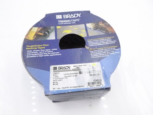 100' Brady ToughStripe Floor Marking Tape Blue 2" Width 754473160920 | eBay
