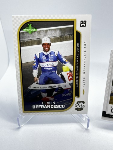 2024 PARKSIDE INDY CAR Delvin Defrancesco (2) Cards | eBay