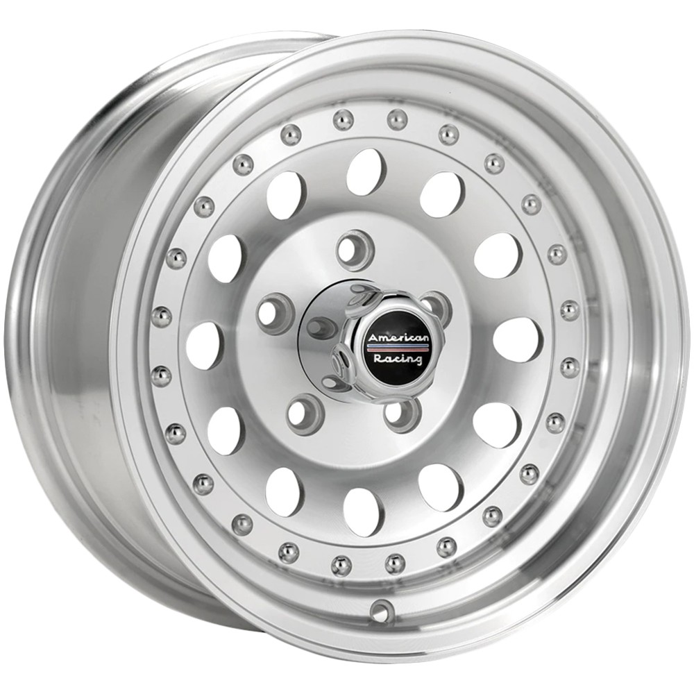 (4) American Racing AR62 Outlaw II 15x7 5x4.75" -6 Machined Wheels Rims ...