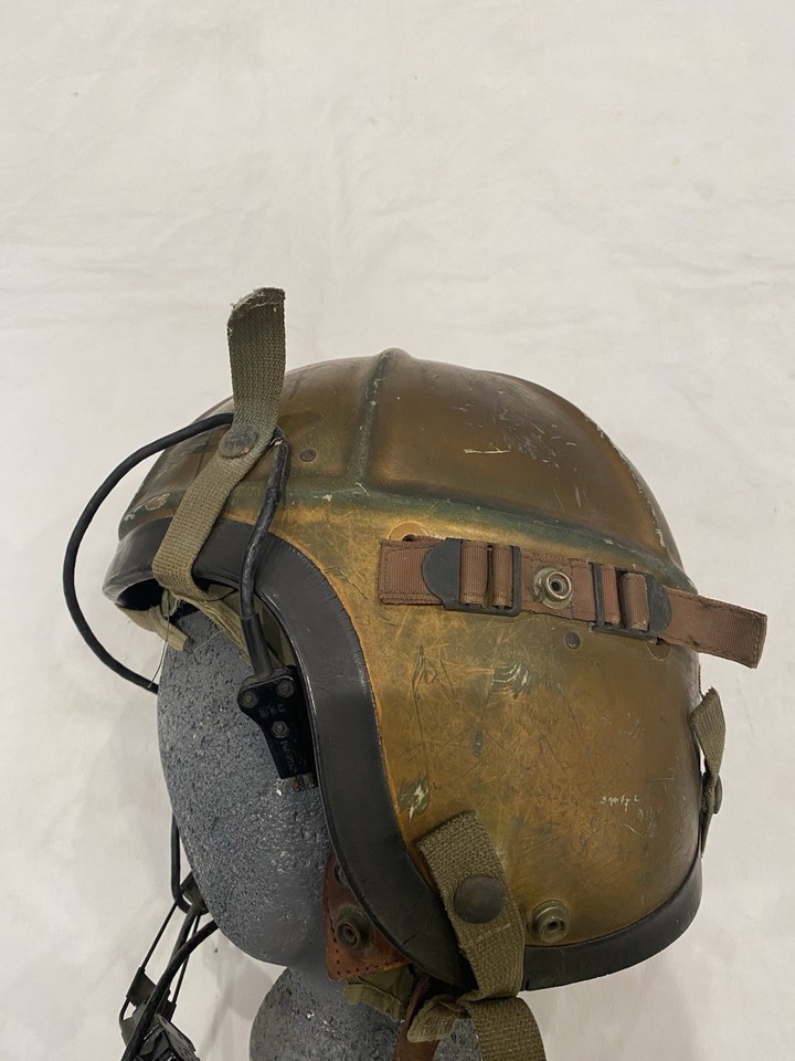 Vintage Flight Helmet & Liner US Navy Pilot Grouping Named | eBay