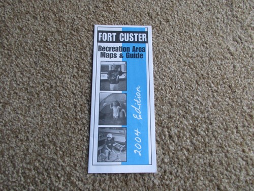 Fort Custer (Michigan) Recreation Area Brochure/Map 2004 | eBay
