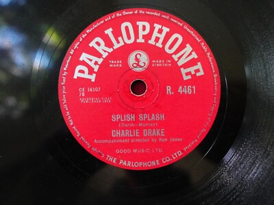 Charlie Drake "Splash Splash/Hello My Darlings" PARLOPHONE 4461 UK 78 ...