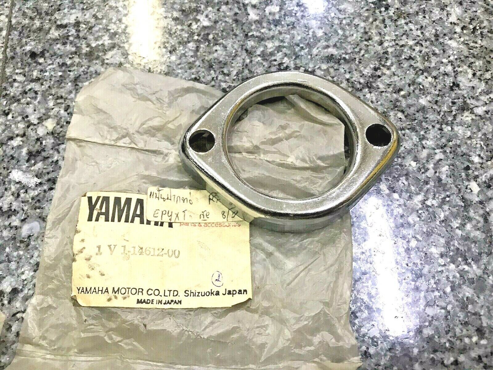 Yamaha RX100 RX115 RX125 RX135 RXK RXS Nut Ring Exhaust Pipe NOS 1V1 ...