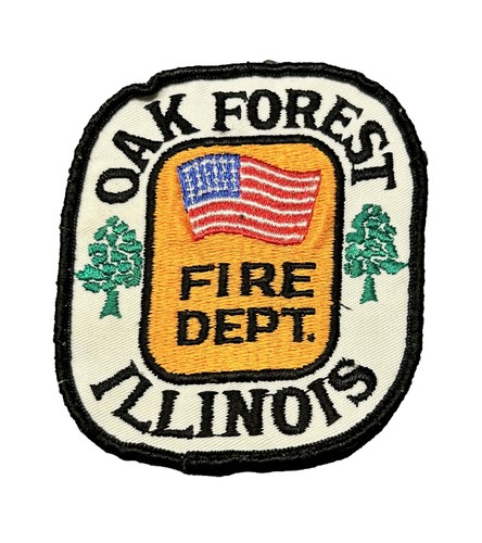 VINTAGE ILLINOIS IL OAK FOREST FIRE DEPT PATCH COOK COUNTY | eBay