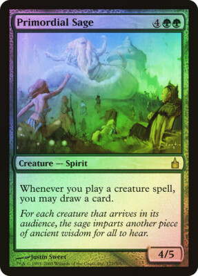 MTG FOIL Primordial Sage - Ravnica: City of Guilds #177 | eBay