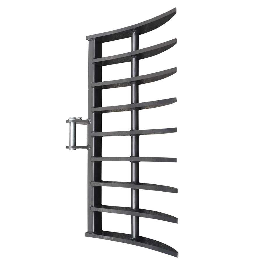 Land Clearing Root Rake 36“ Width for Bobcat Mini Excavator E10, E17 ...