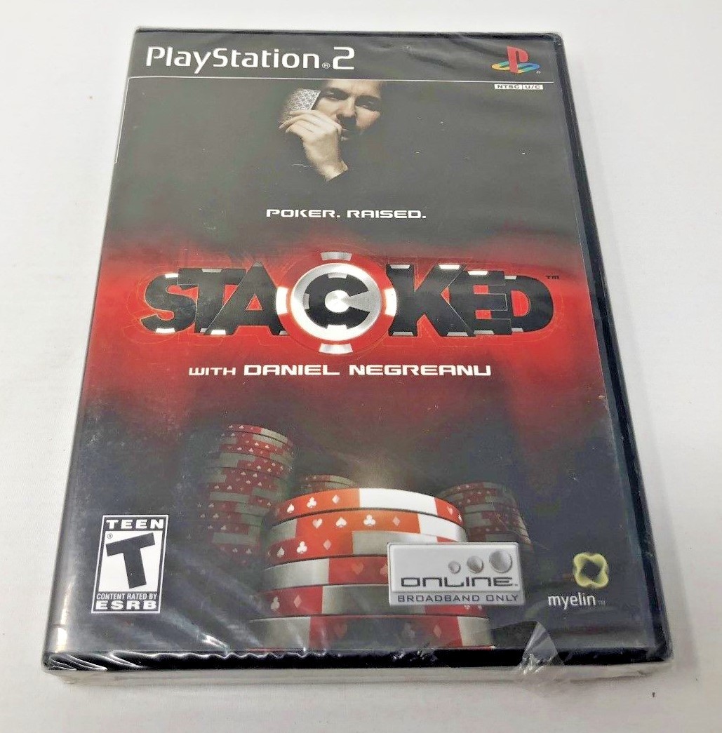 Stacked With Daniel Negreanu PS2 PlayStation 2 - BRAND NEW / SEALED ...