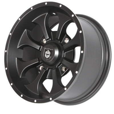 Pro Armor Knight UTV Wheel Rim Matte Black 14x10 -38mm Offset 4/156 | eBay