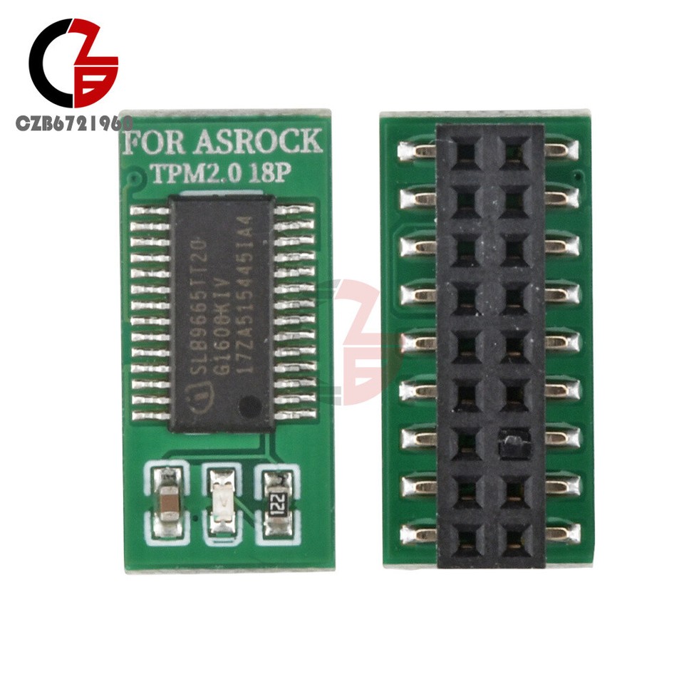 TPM 2.0 Mini Security Module 12 14 18 20 Pin LPC for WIN11 Upgrade Test ...