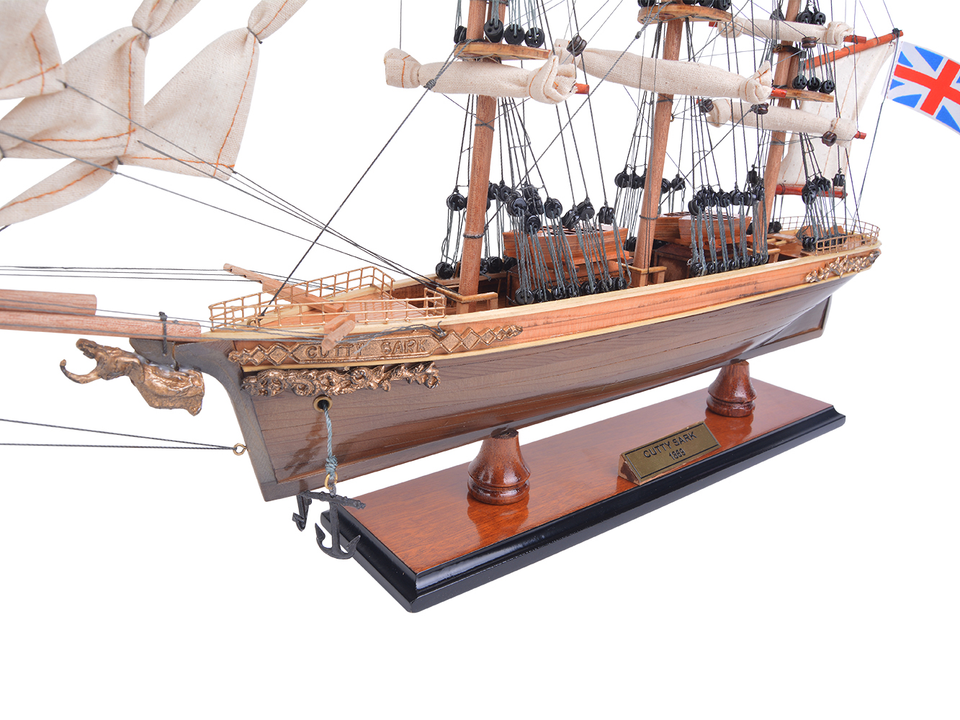 22 InCutty Sark Small Captain Line Assembled Wooden Model boat Ship ...