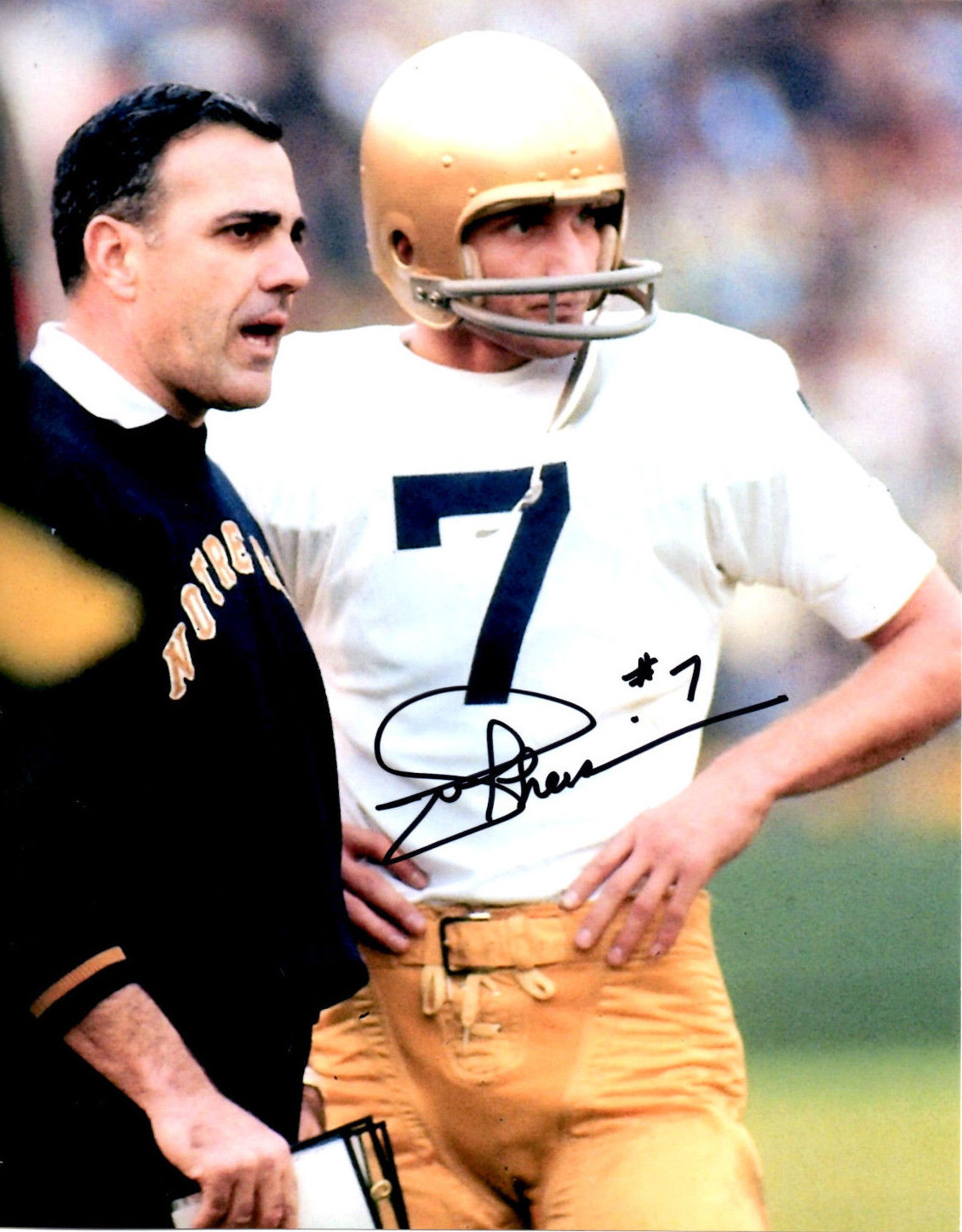 Joe Theismann Notre Dame signed autographed 8x10 football photo Ara ...