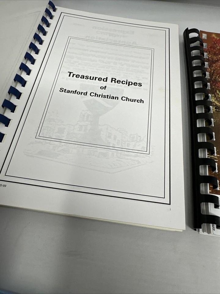 Vintage Lot of 4 Community Church Cookbooks Various Locations Mostly ...