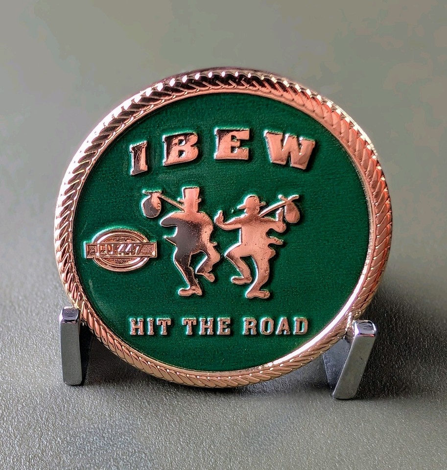 IBEW Drag Challenge Coin - Hit The Road | eBay