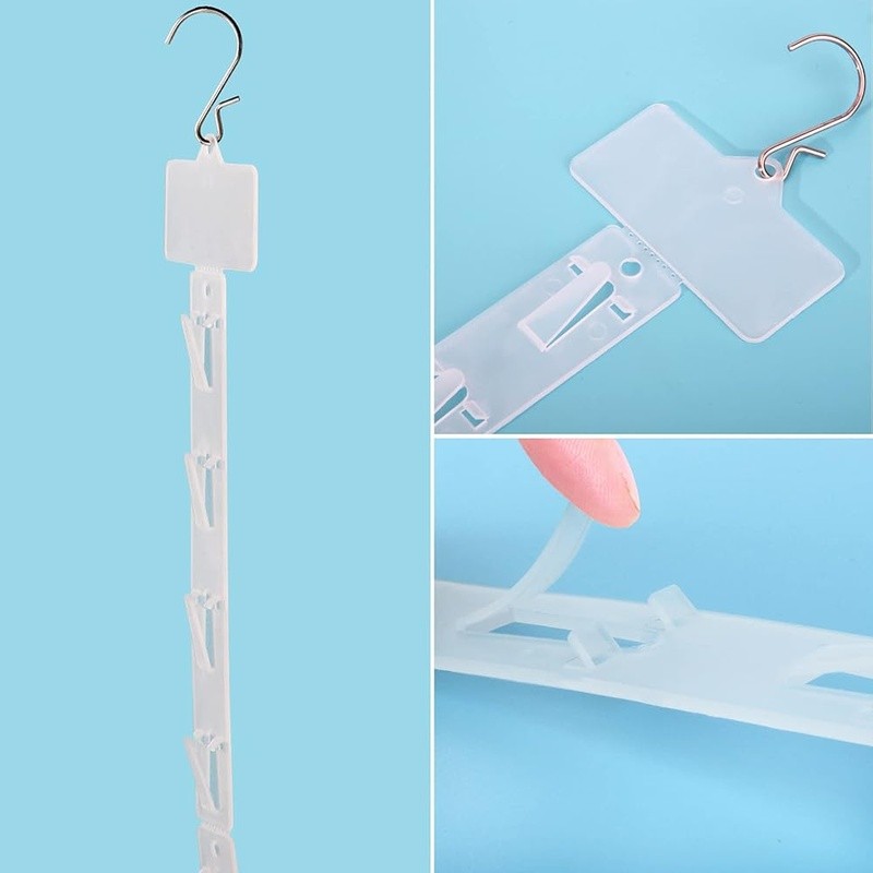 Hanging Merchandise Strips Display Rack W/ S Hooks Lightweight Products ...
