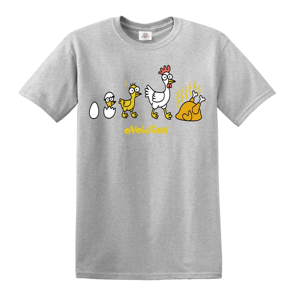 Ovolution Lustiges Huhn Evolution Scherz Party Weihnachten Geschenk ...