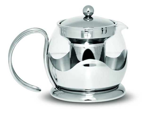 VGC Sabichi 750ml Stainless Steel Glass Teapot With Infuser for sale ...